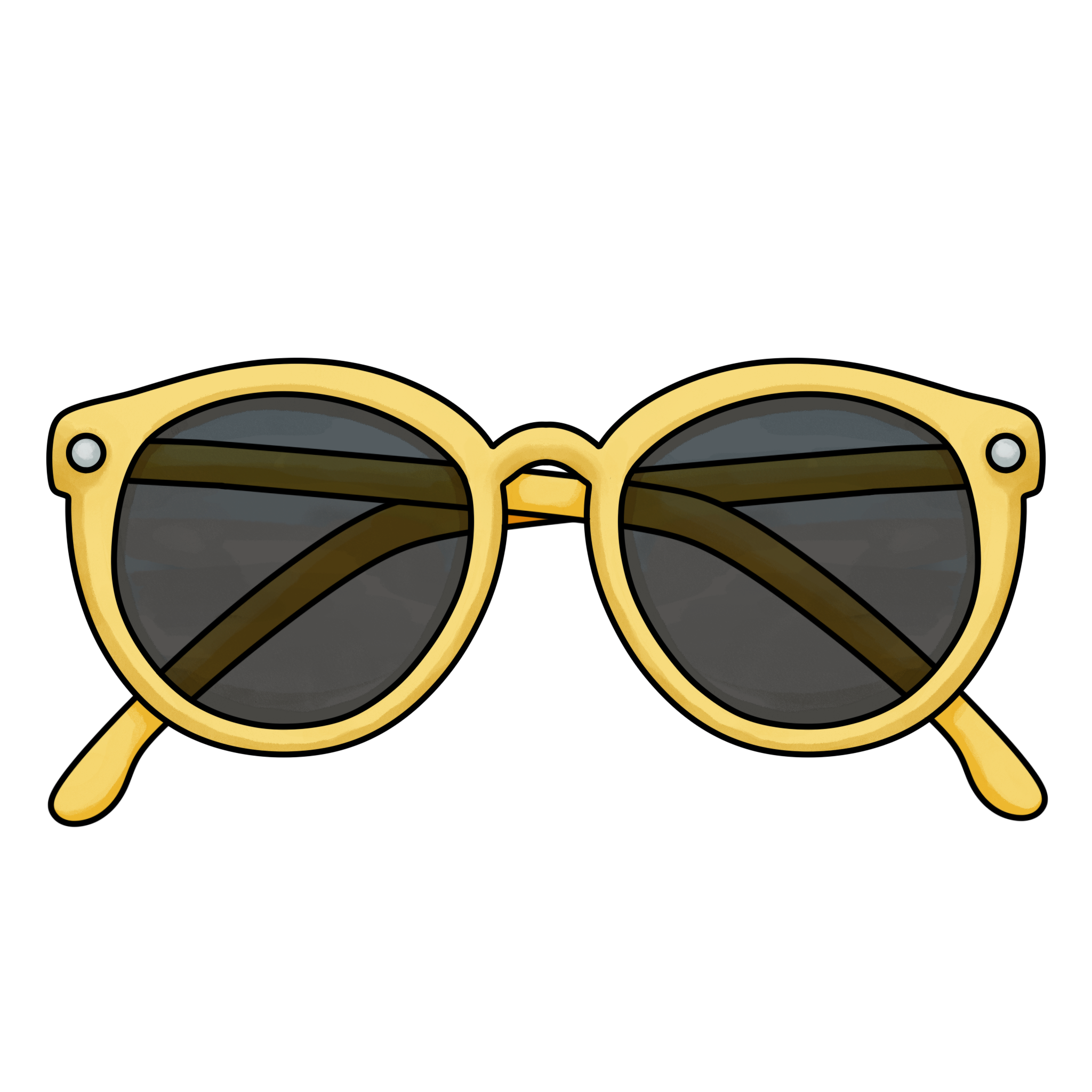 How to Draw Sunglasses - Drawing with Dawn
