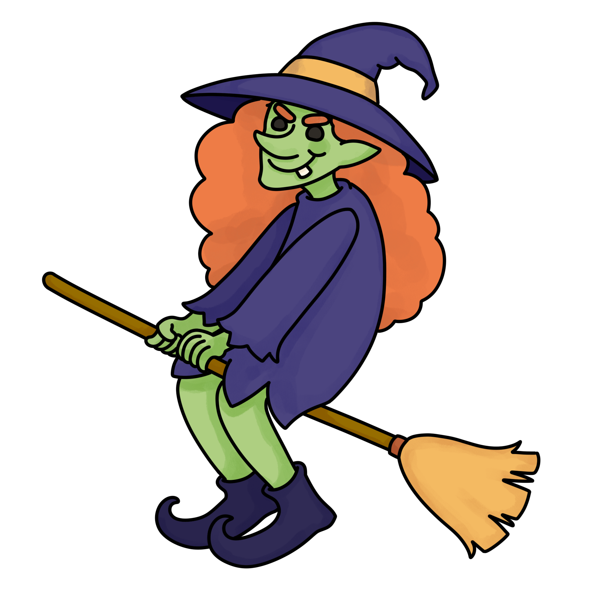 How to Draw a Witch - Drawing with Dawn